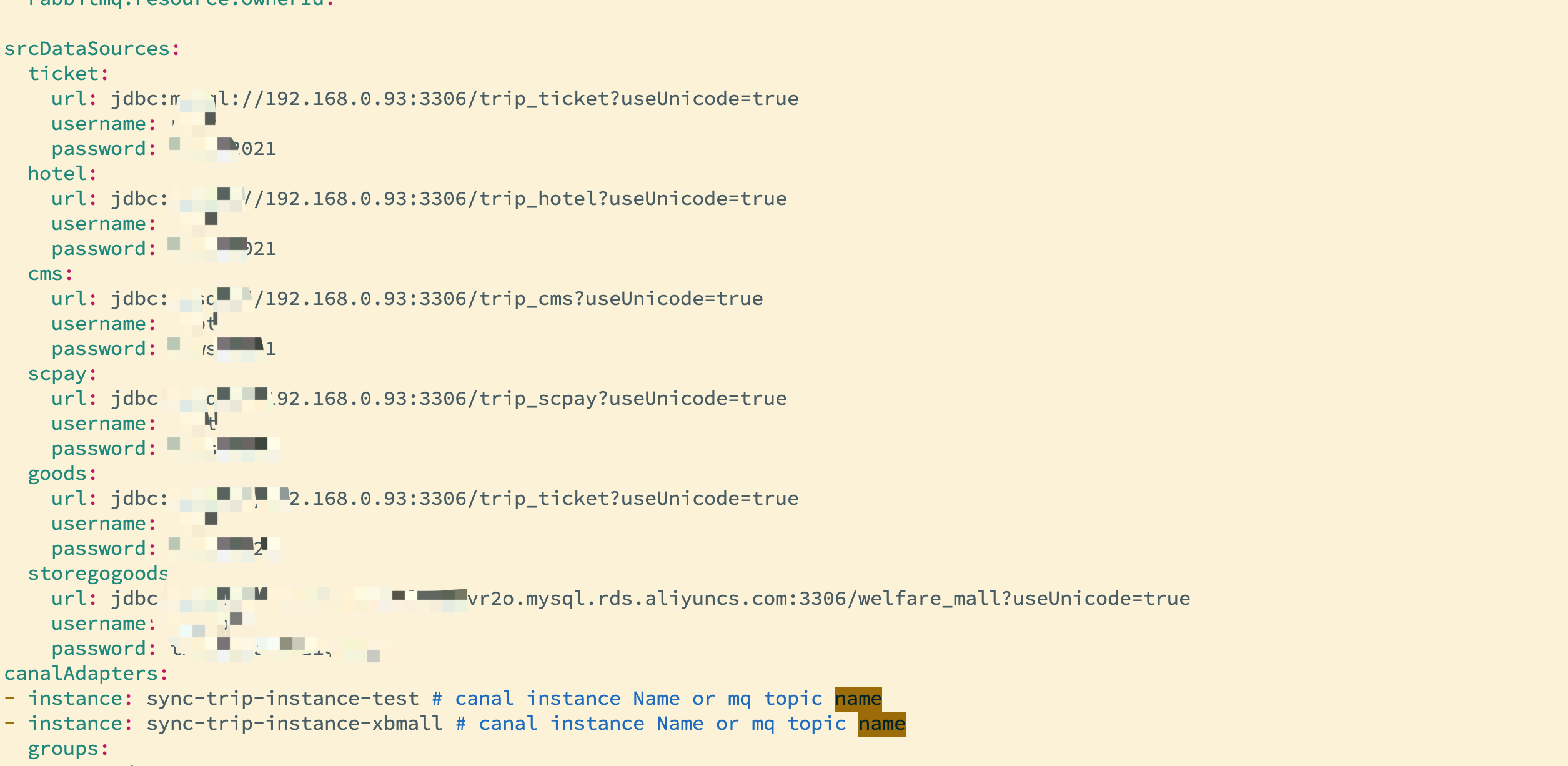 一台主机多个实例 ， 各个实例对应各个数据源 怎么配置application · Issue #4464 · alibaba/canal · GitHub