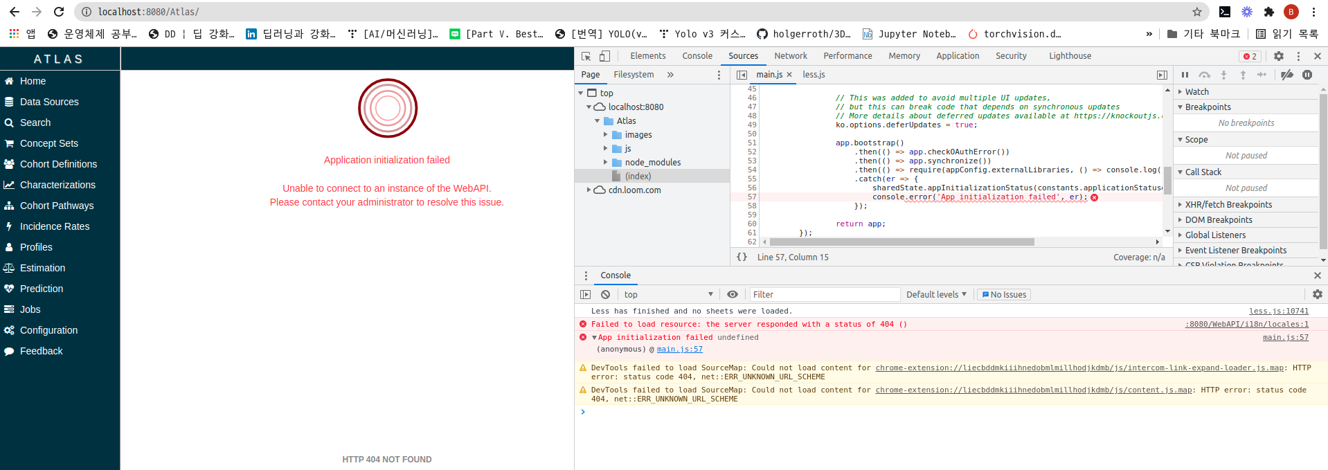 WebAPI 404 Not Found and Unable to connect to an instance of the WebAPI · Issue #1879 · OHDSI ...