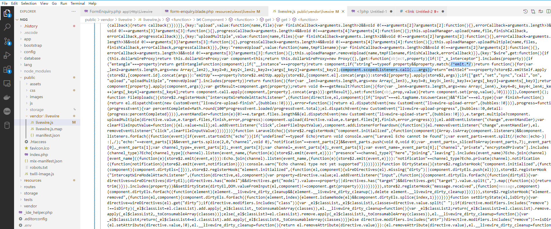 event handlers registered using `$wire.on` are not fired · livewire livewire · Discussion #5407 ...
