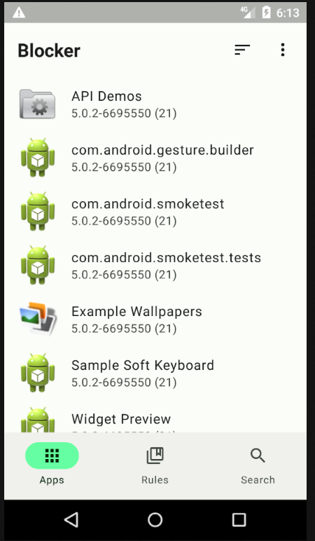 [bug] Android8 无法看清导航栏 · Issue 182 · Lihenggui Blocker · Github