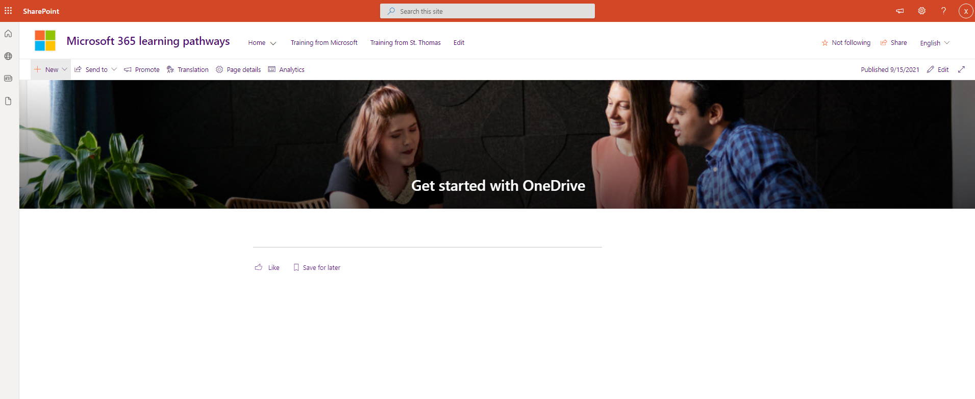 All Learning Pathways Site Pages Now Blank · Issue #624 · pnp/custom ...