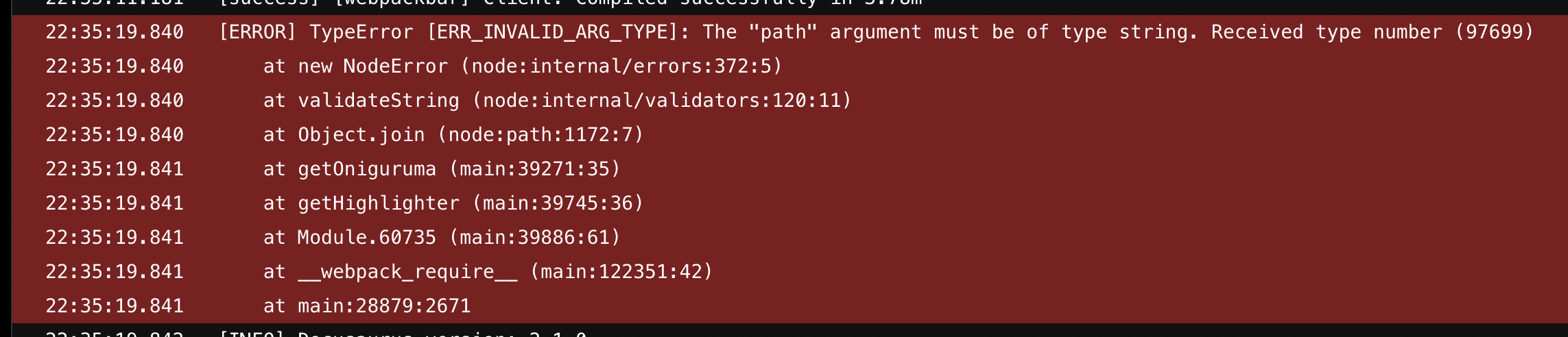 the `path` argument must be of type string · Issue #356 · shikijs/shiki ...