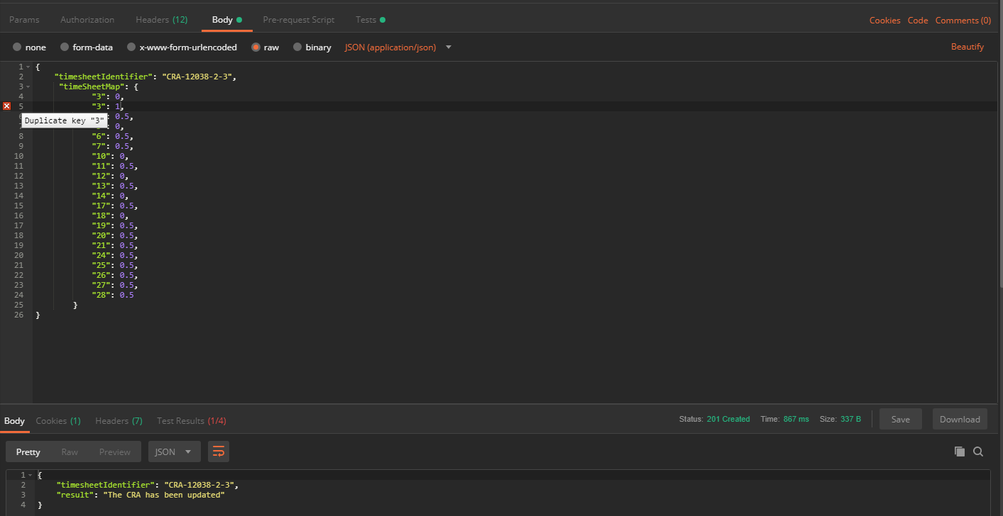 Put request works with duplicate key at the json body · Issue #6698 ...