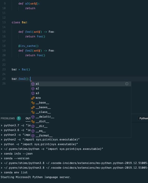 lru_cache prevents autocomplete from doing its thing · Issue #8766 · microsoft/vscode-python ...