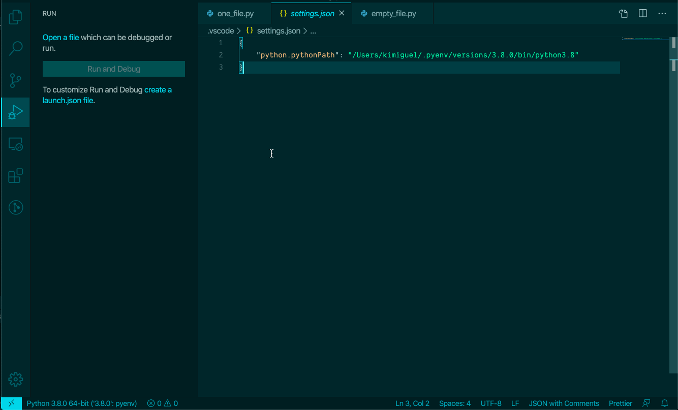 Invalid message: "connect" and "host"/"port" are mutually exclusive when debugging (Insiders ...