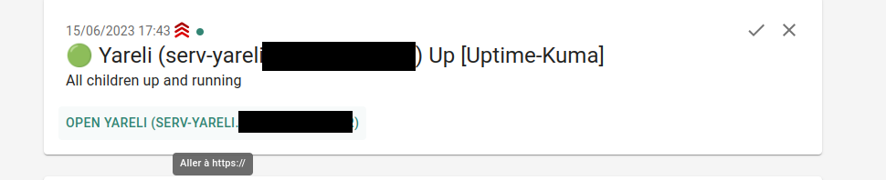 Ntfy Notification doesn't set action link · Issue #3274 · louislam/uptime-kuma · GitHub