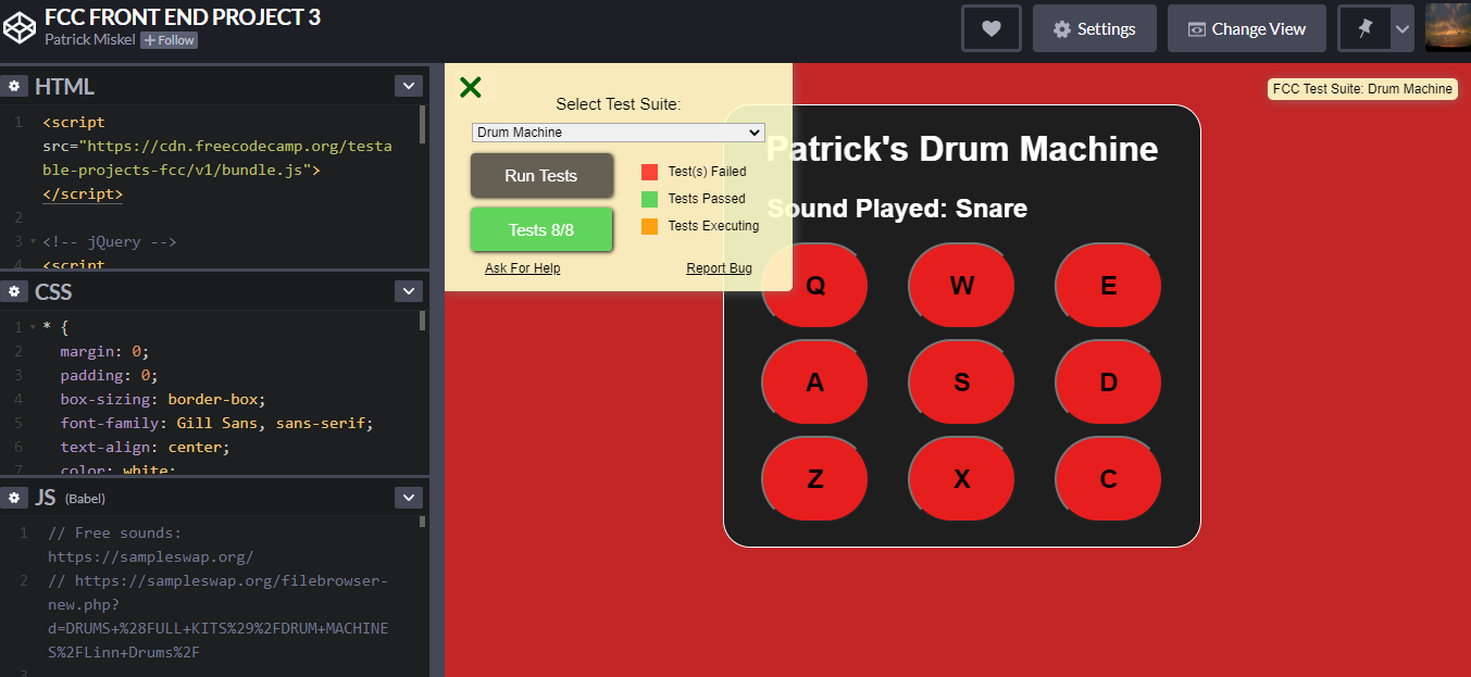 Front End Project #3, Test Item #6 Is Not Registering Correctly · Issue ...