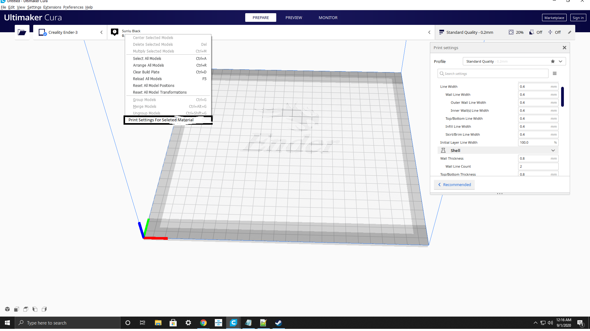 Better settings navigation · Issue #8292 · Ultimaker/Cura · GitHub