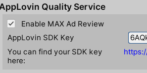 Max Ad Review doesn't enable on iOS · Issue #144 · AppLovin/AppLovin-MAX-Unity-Plugin · GitHub