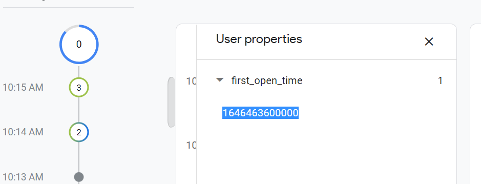 [Question] Sending timestamp as UserProperty not working correctly · Issue #1238 · firebase ...