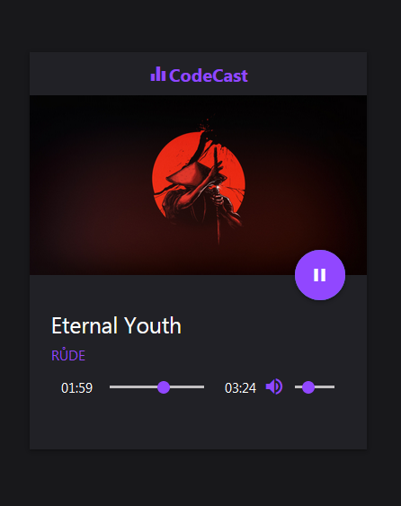 Github Vitorserranocode Cast 🎵 Audio Player Desenvolvido Em Video Da Rocketseat No Youtube