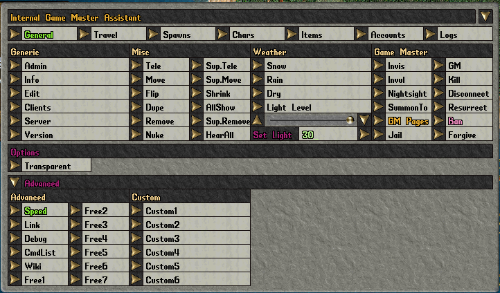 GitHub - LuxionUO/SphereX-Vega: An Internal Game Master Assistant