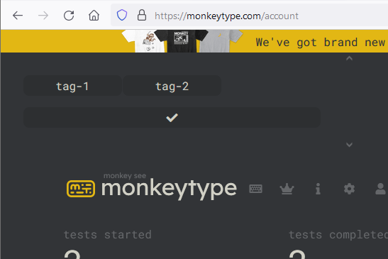 Tags Edit popup appears on the top of the page · Issue #2013 · monkeytypegame/monkeytype · GitHub