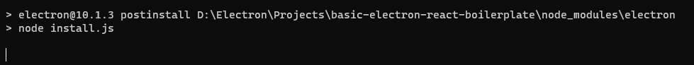 Installation Stuck At Node Installjs · Issue 25698 · Electronelectron · Github