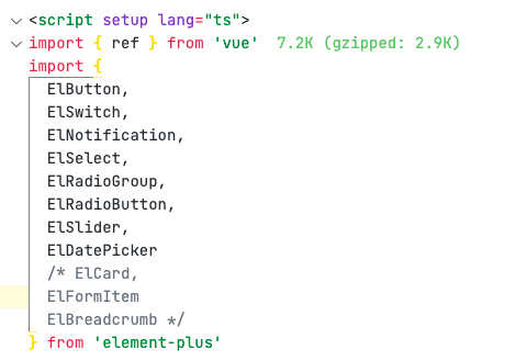 Import with comments · Issue #140 · element-plus/unplugin-element-plus · GitHub