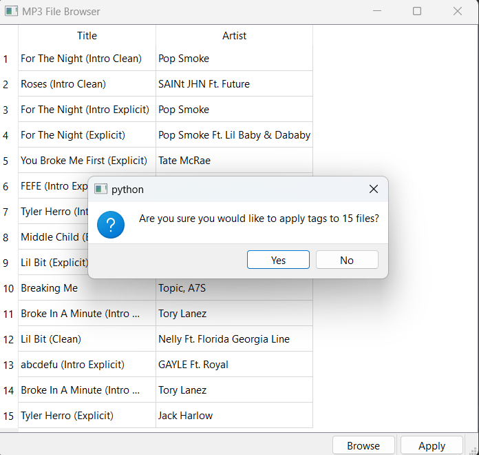 GitHub - codewithsergio/Mp3-File-Tagger