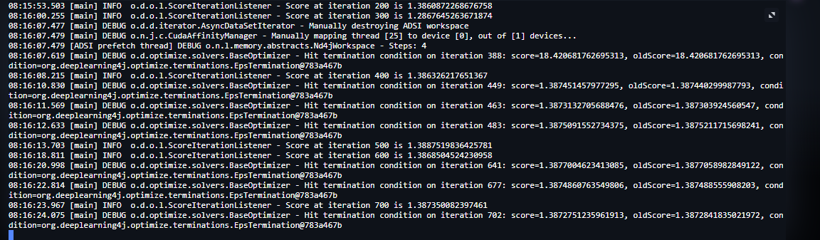Increased error rate , regularly hitting epsTerminationCondition while using cudnn · Issue #5630 ...