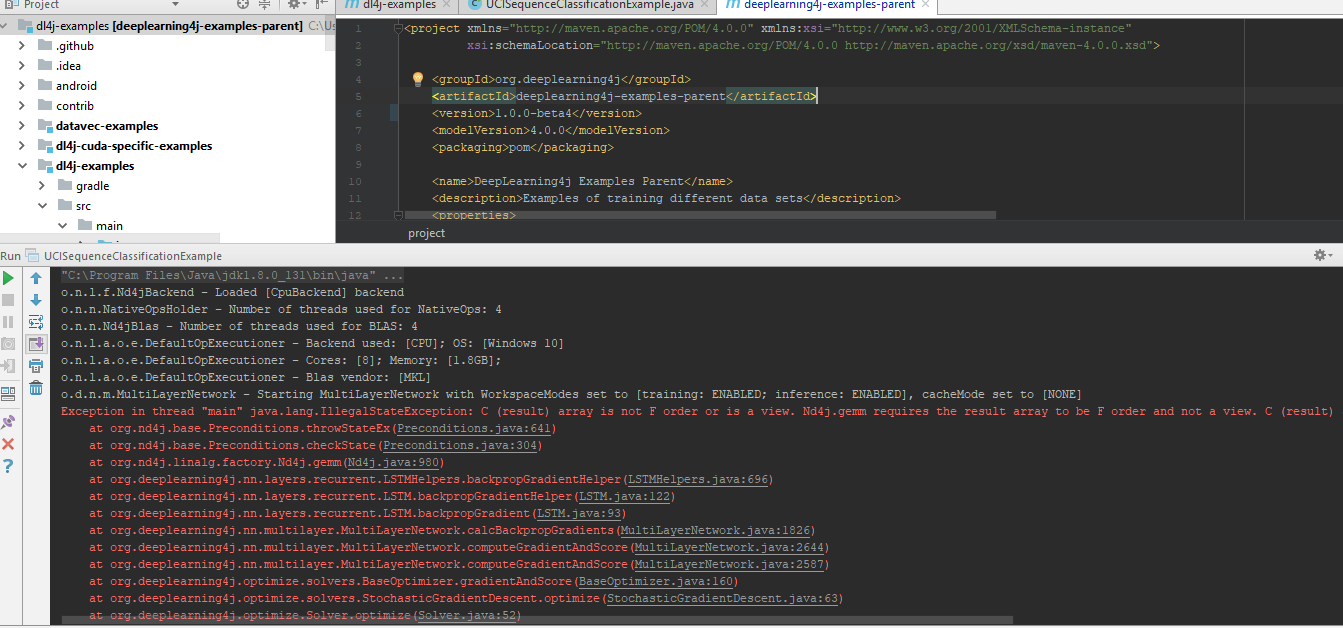 UCISequenceClassificationExample throws IllegalStateException · Issue #792 · deeplearning4j ...