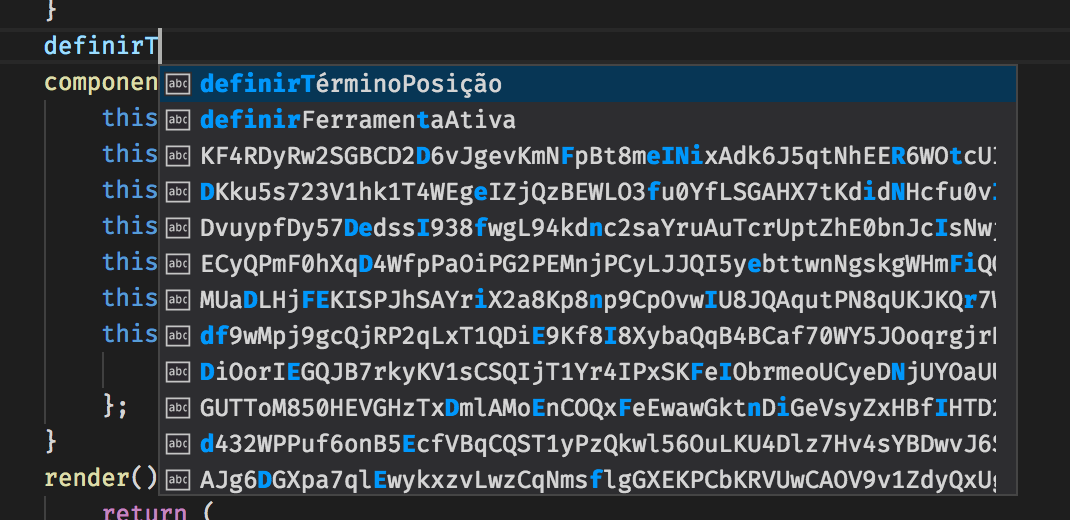 Autocomplete stop working with accents · Issue #56150 · microsoft ...
