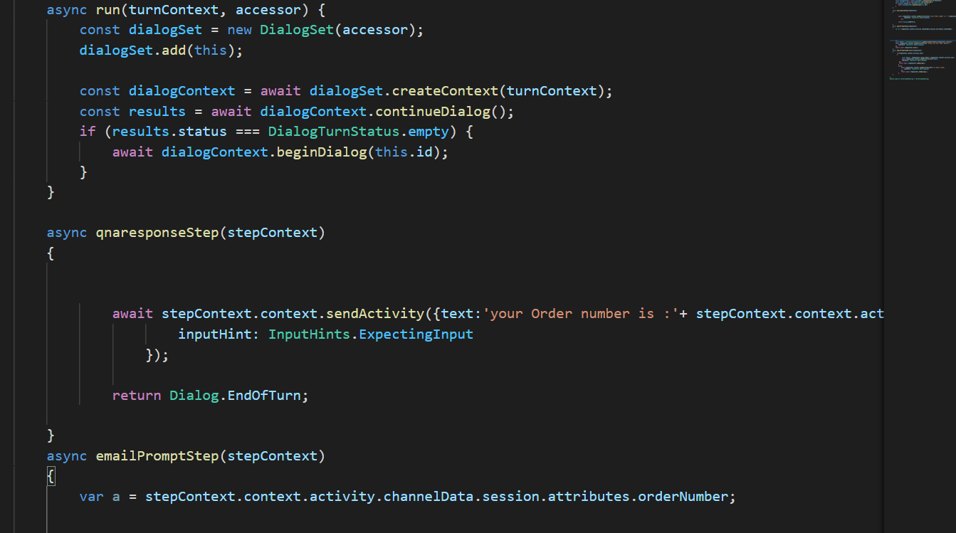 Handling Multi Turn Dialog Or Conversation For Alexa Skill Using Bot Framework V4 Nodejs · Issue