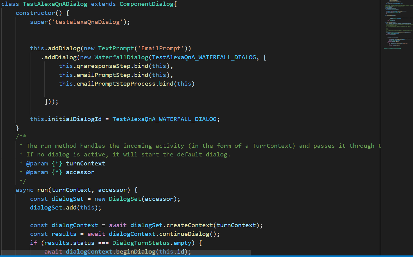 Handling Multi Turn Dialog Or Conversation For Alexa Skill Using Bot Framework V4 Nodejs · Issue