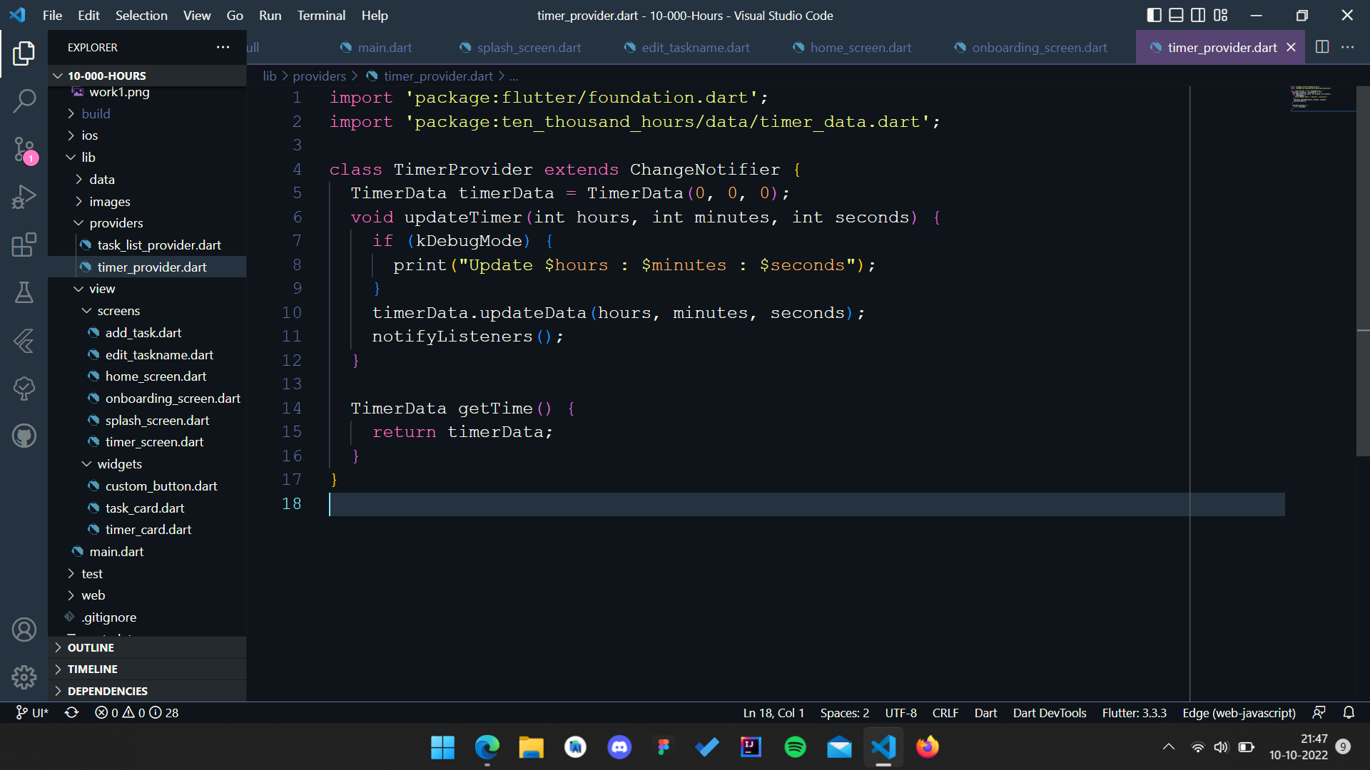 Migrate from setstate to provider · Issue #22 · ACM-VIT/10-000-Hours · GitHub