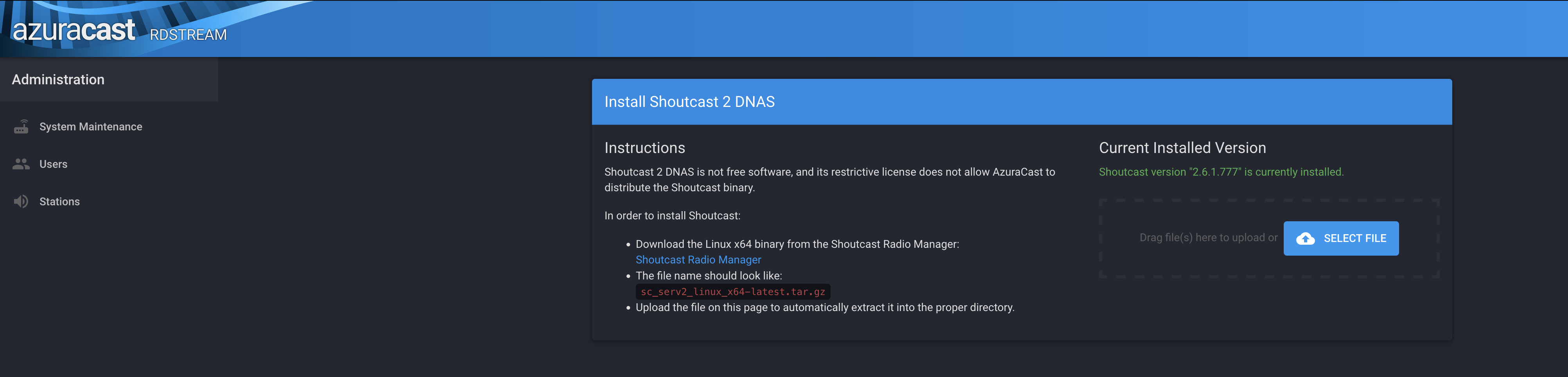 Shoutcast Server Unable to Start Because Icecast is Still Running · Issue #6284 · AzuraCast ...
