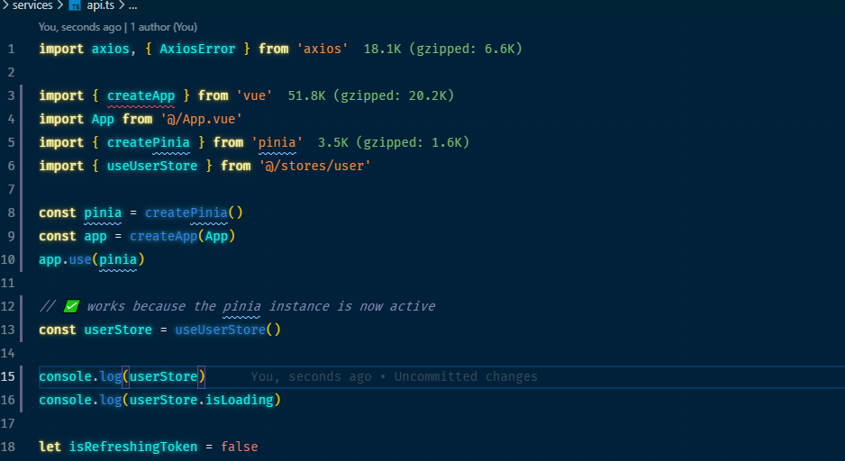 I Cant Use Pinia Outside Of Component Setup · Issue 666 · Vuejspinia · Github 6838
