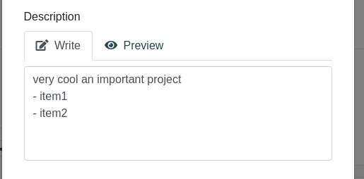 Skills Display: Markdown for project's description should be left ...