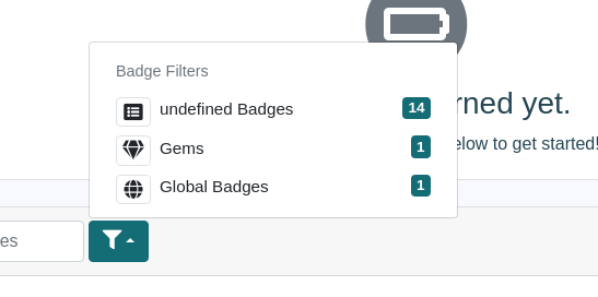 Global Badges type filter show "Undefined" badges · Issue #2089 ...