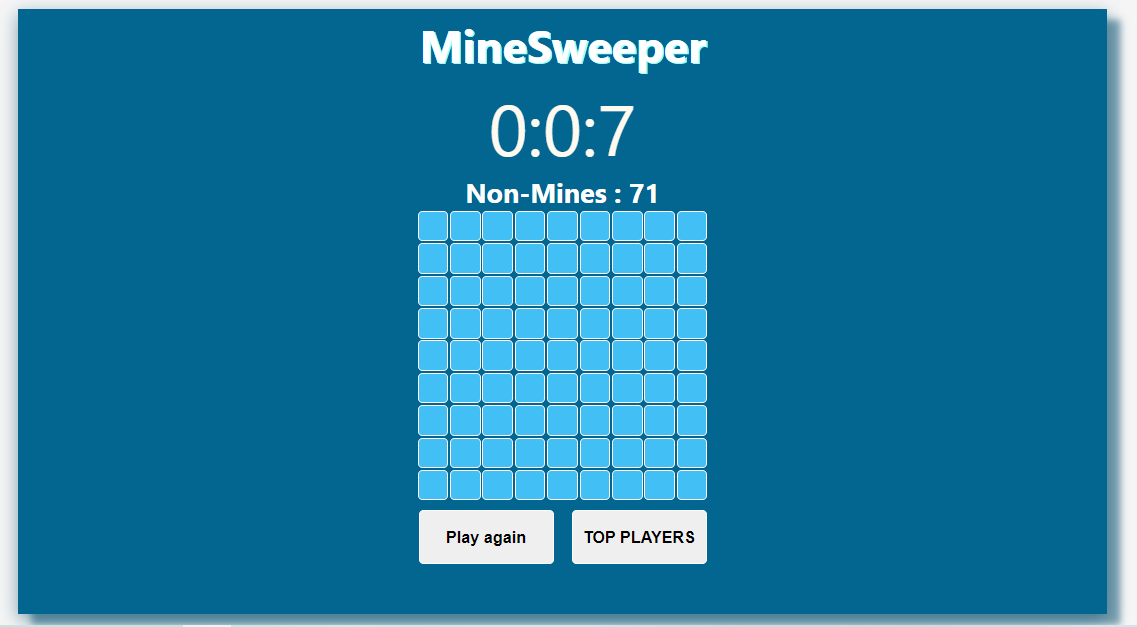 GitHub - zerinakelic/Minesweeper