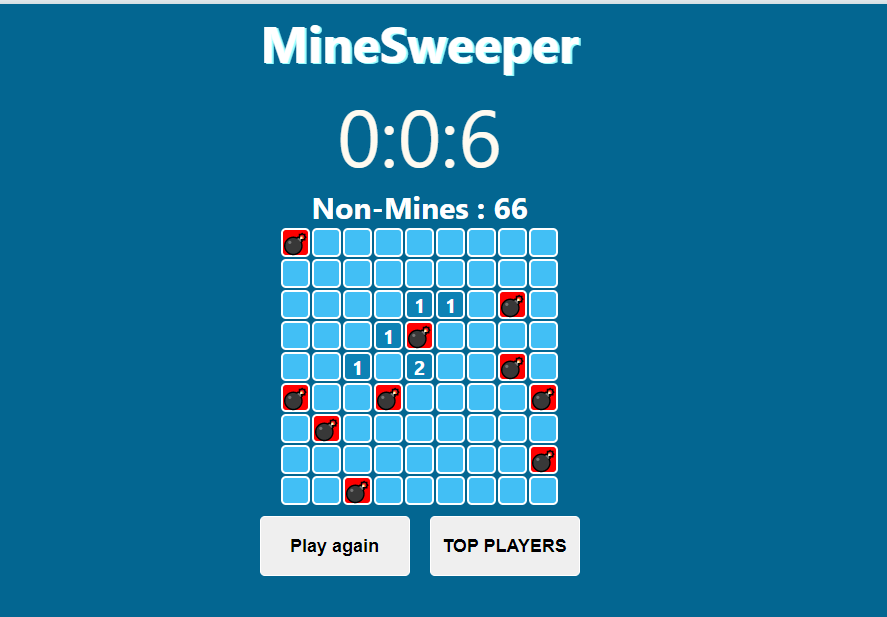 GitHub - zerinakelic/Minesweeper