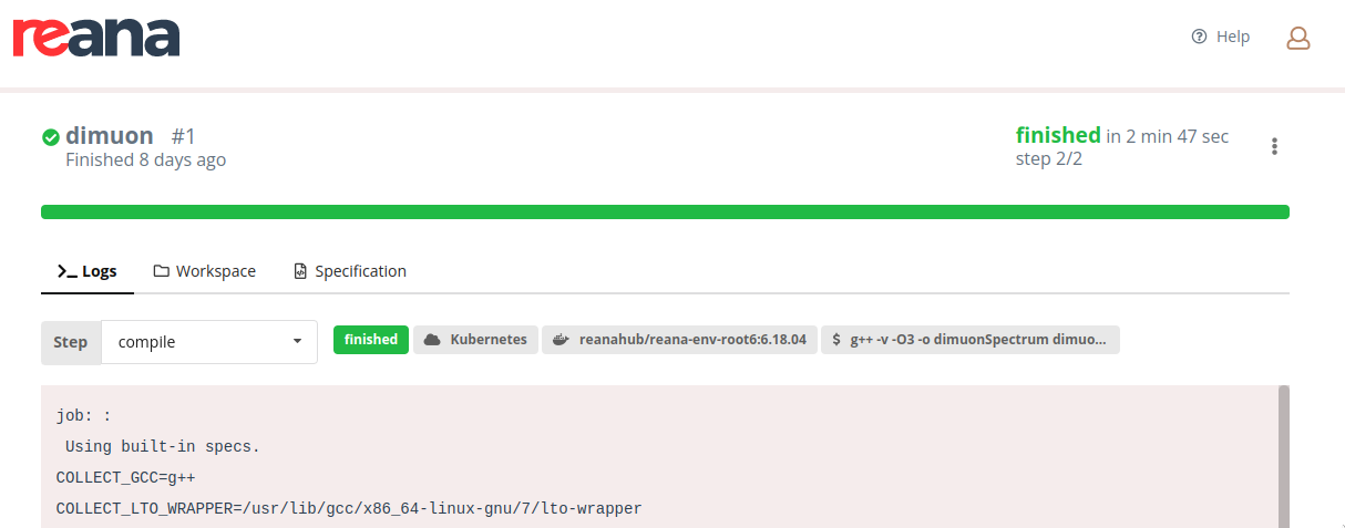 ui: expose job duration times on detailed workflow pages · Issue #286 · reanahub/reana-ui · GitHub