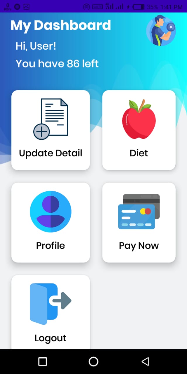 GitHub - singhharshit640/GymManagement: A Gym Management project developed using Android and ...