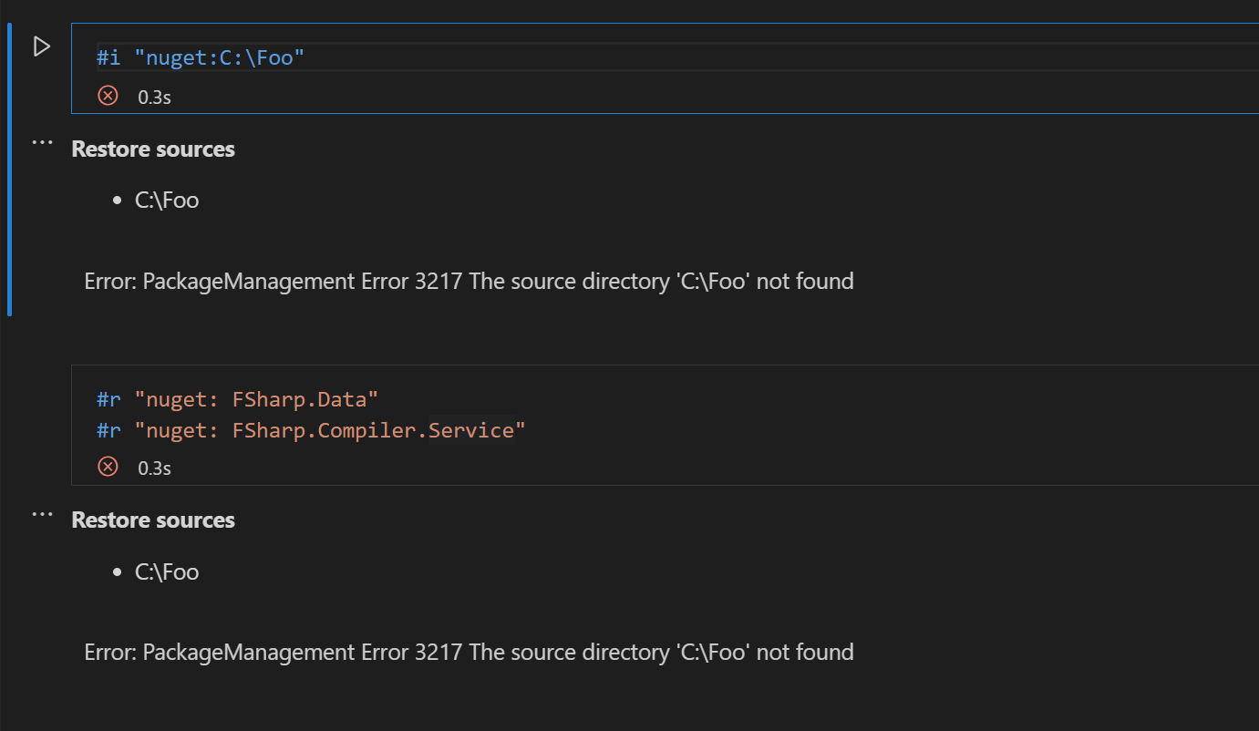 #i with invalid path requires kernel restart to fix · Issue #1523 · dotnet/interactive · GitHub