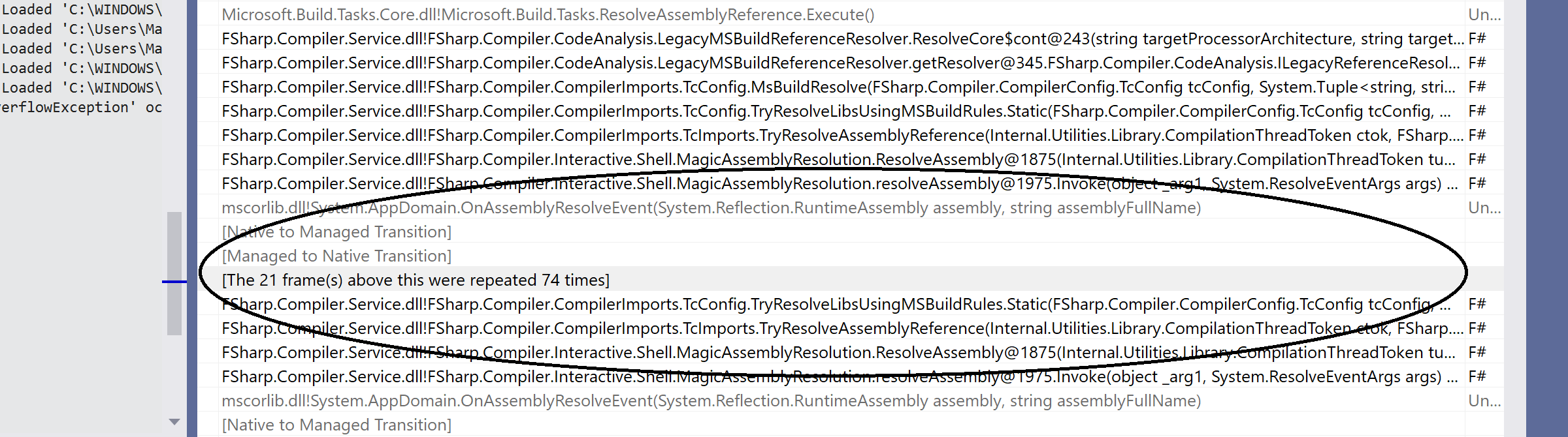 Crash when specifying package source in Visual Studio F# Interactive in .NET Framework mode ...