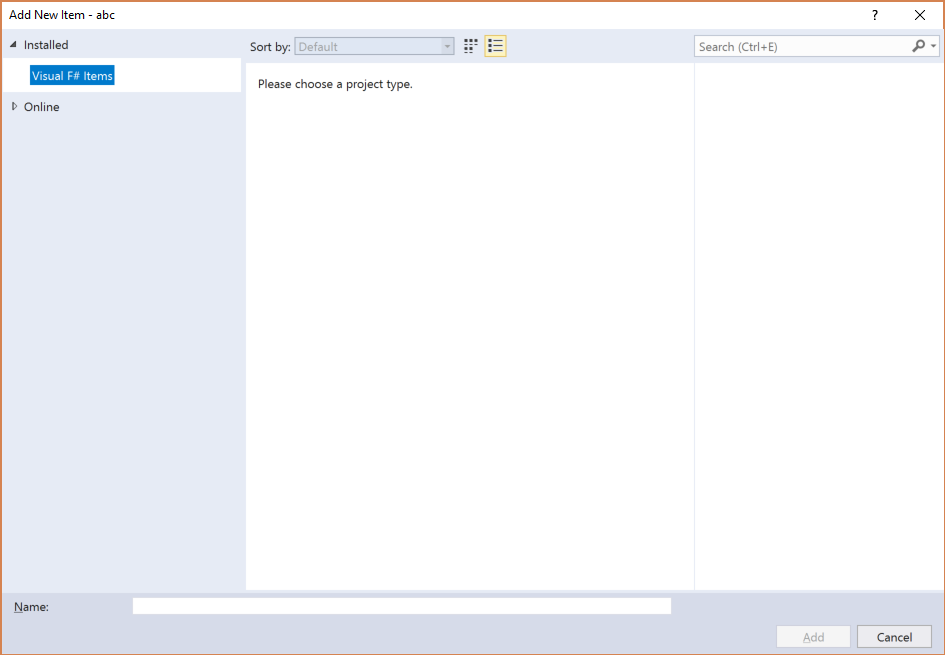 F# DotNet Sdk project Add file has no options · Issue #3300 · dotnet ...