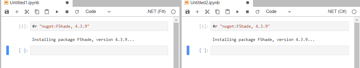 R Nugetfshade 439 Does Not Update To Installed · Issue 327 · Dotnetinteractive · Github