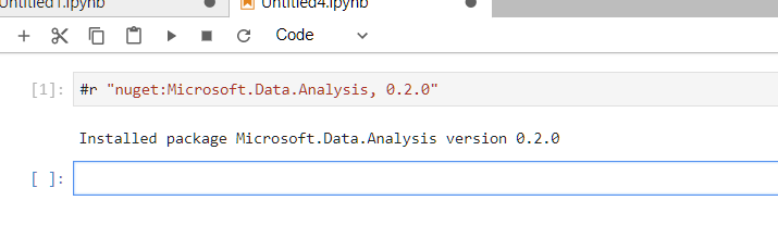 Unhandled Exception On Jupyter Notebook Installing Microsoftdataanalysis · Issue 313 · Dotnet