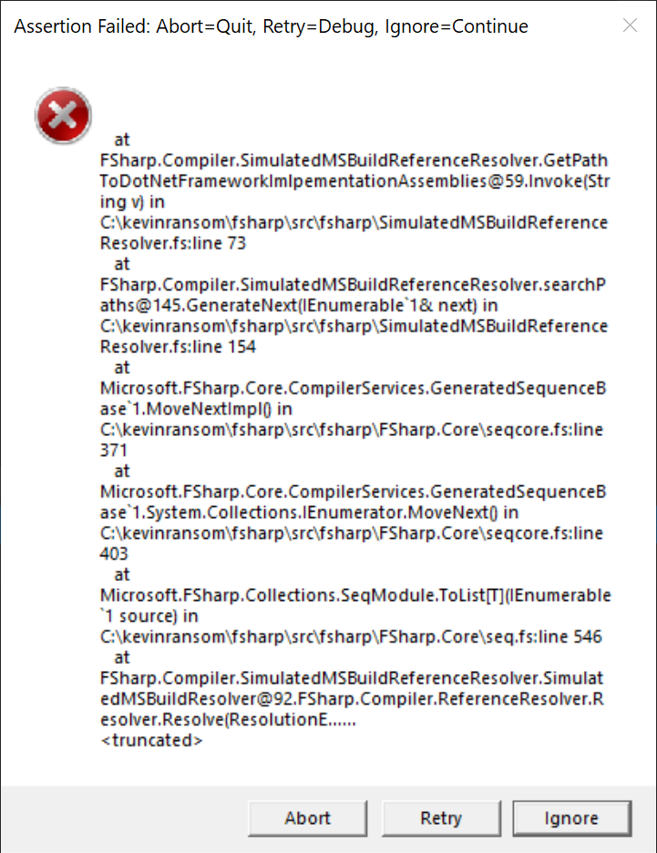 Compilerservices Tests Assert When Run As Debug · Issue 9930 · Dotnet Fsharp · Github