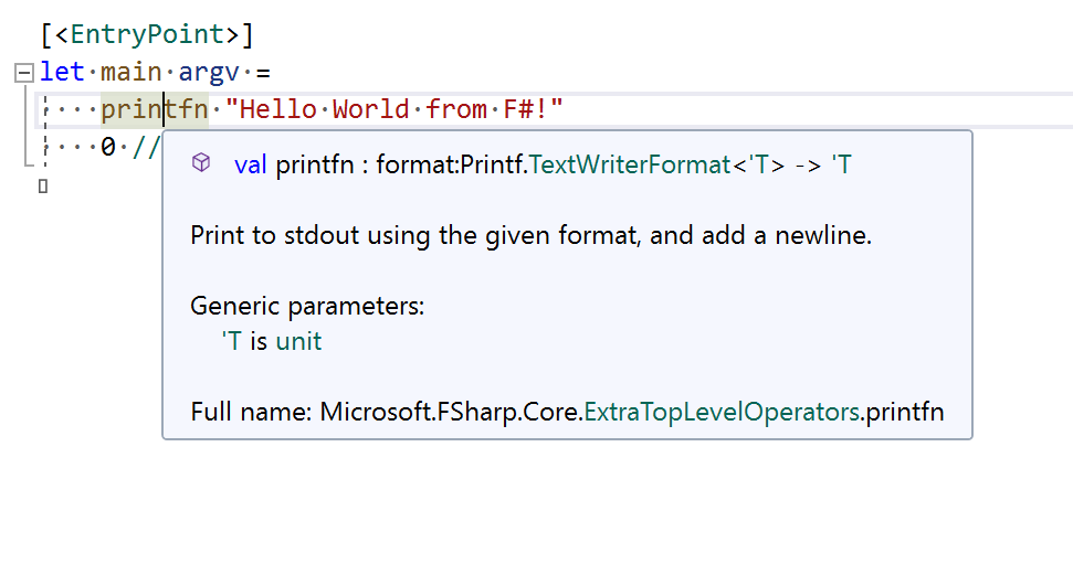 FSharp.Core doc comments are gone in tooltips in VS 16.7.1 and 16.7.2 · Issue #10041 · dotnet ...