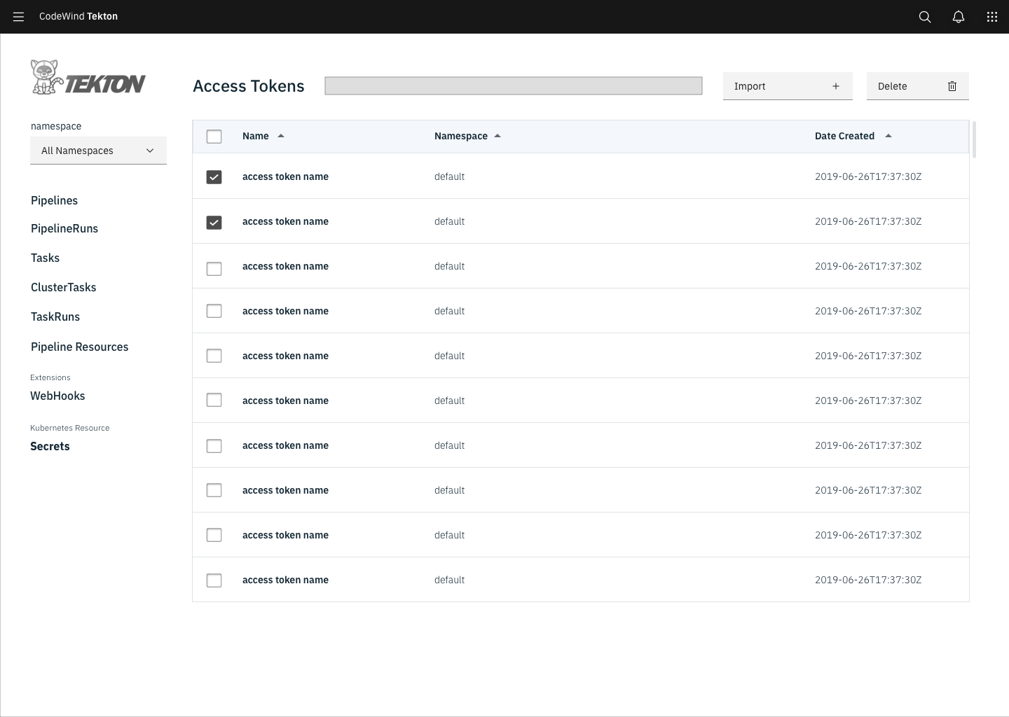 Design For Access Token Management · Issue 53 · Tektoncdexperimental · Github