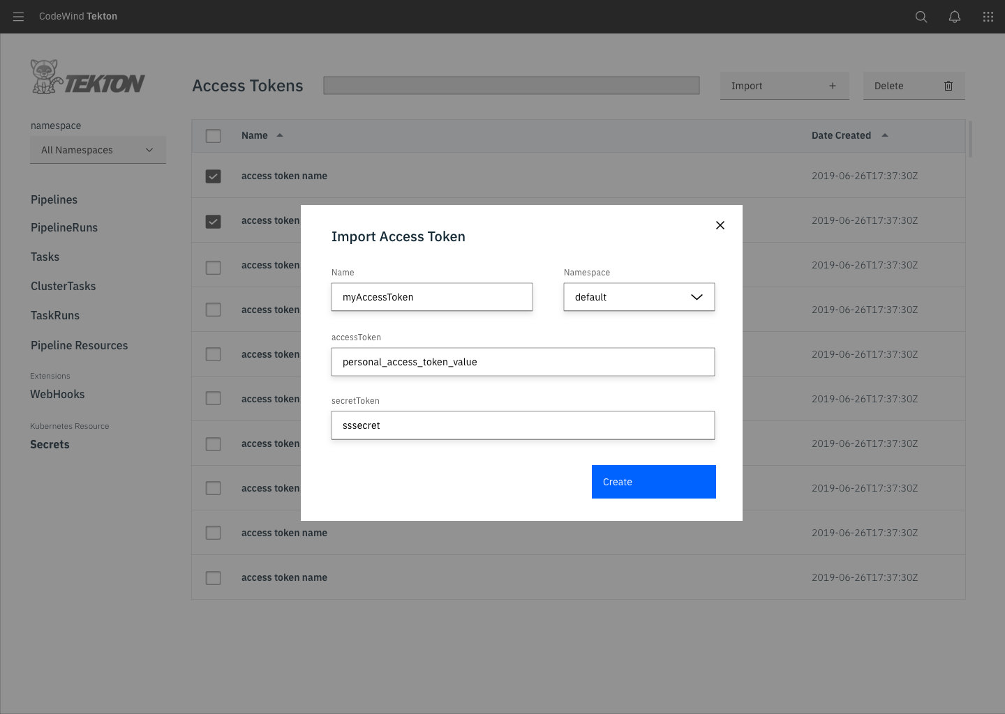 Design for access token management · Issue #53 · tektoncd/experimental · GitHub