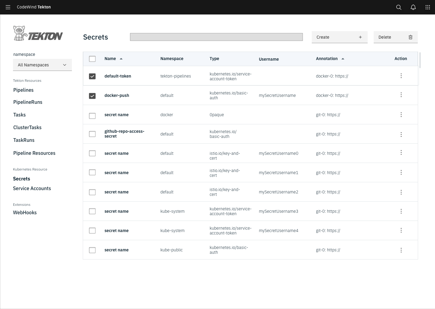Design for access token management · Issue #53 · tektoncd/experimental · GitHub