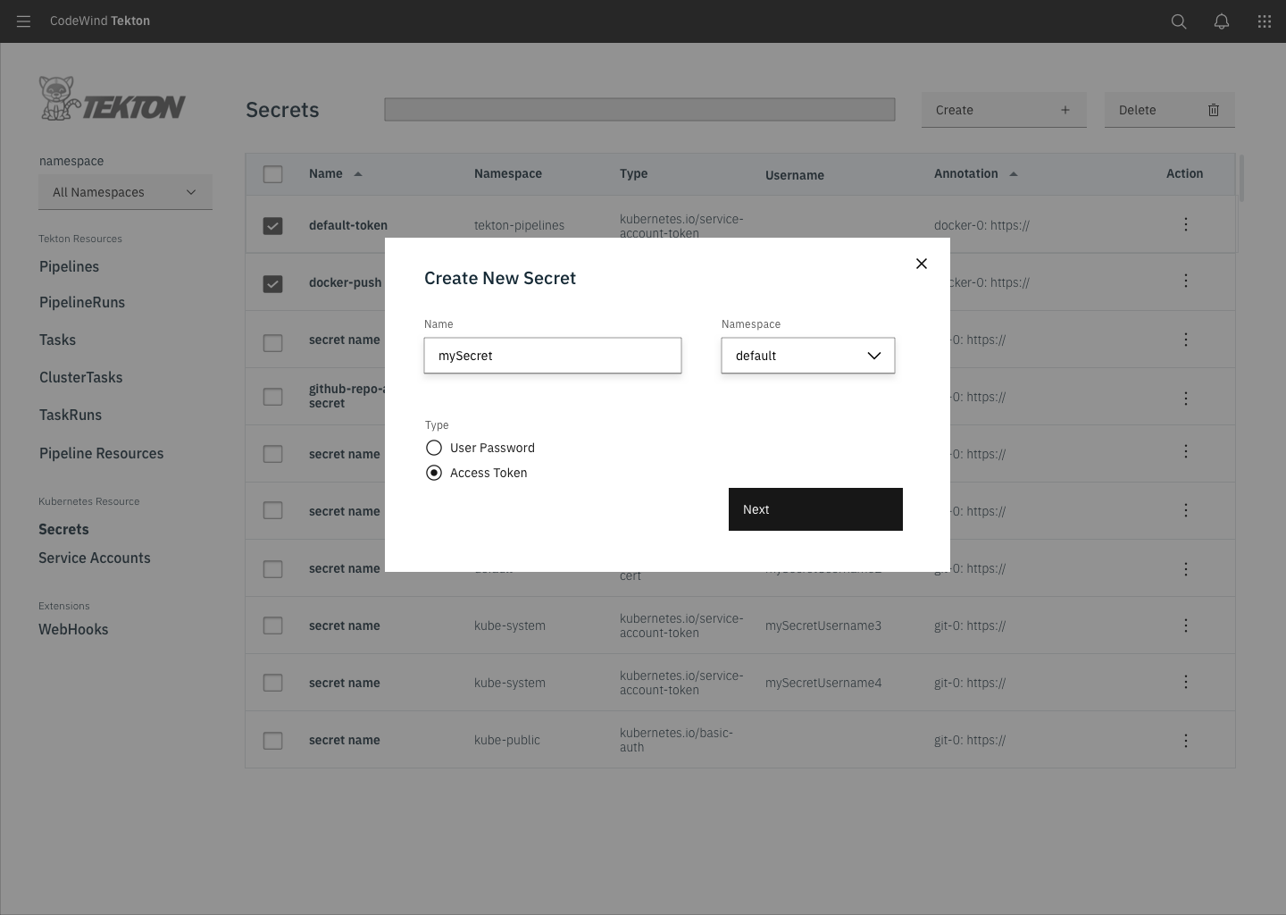 Design For Access Token Management · Issue 53 · Tektoncd Experimental · Github