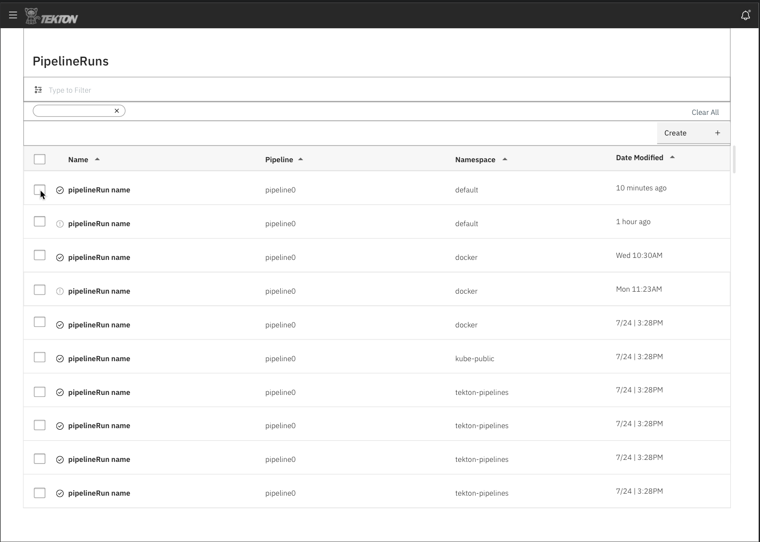 Dashboard framework · Issue #368 · tektoncd/dashboard · GitHub