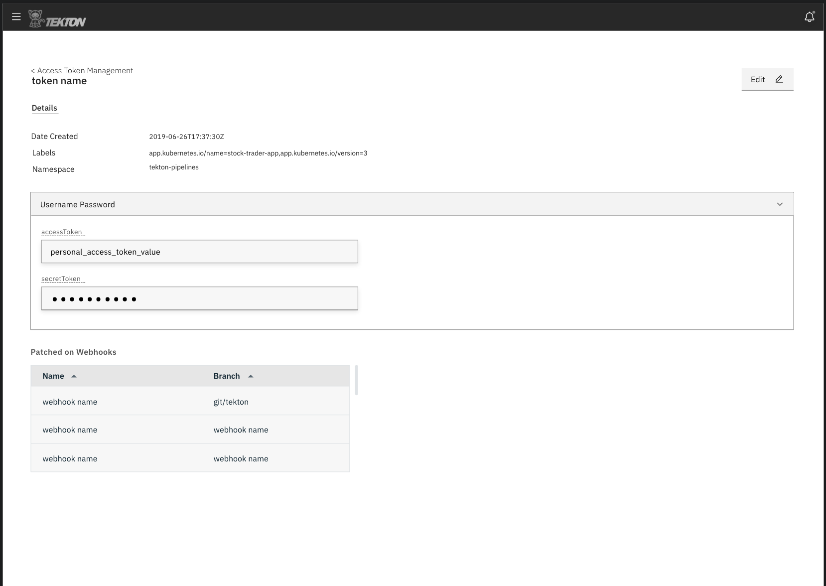 Access Token Collection First Pass · Issue 55 · Tektoncd Experimental · Github