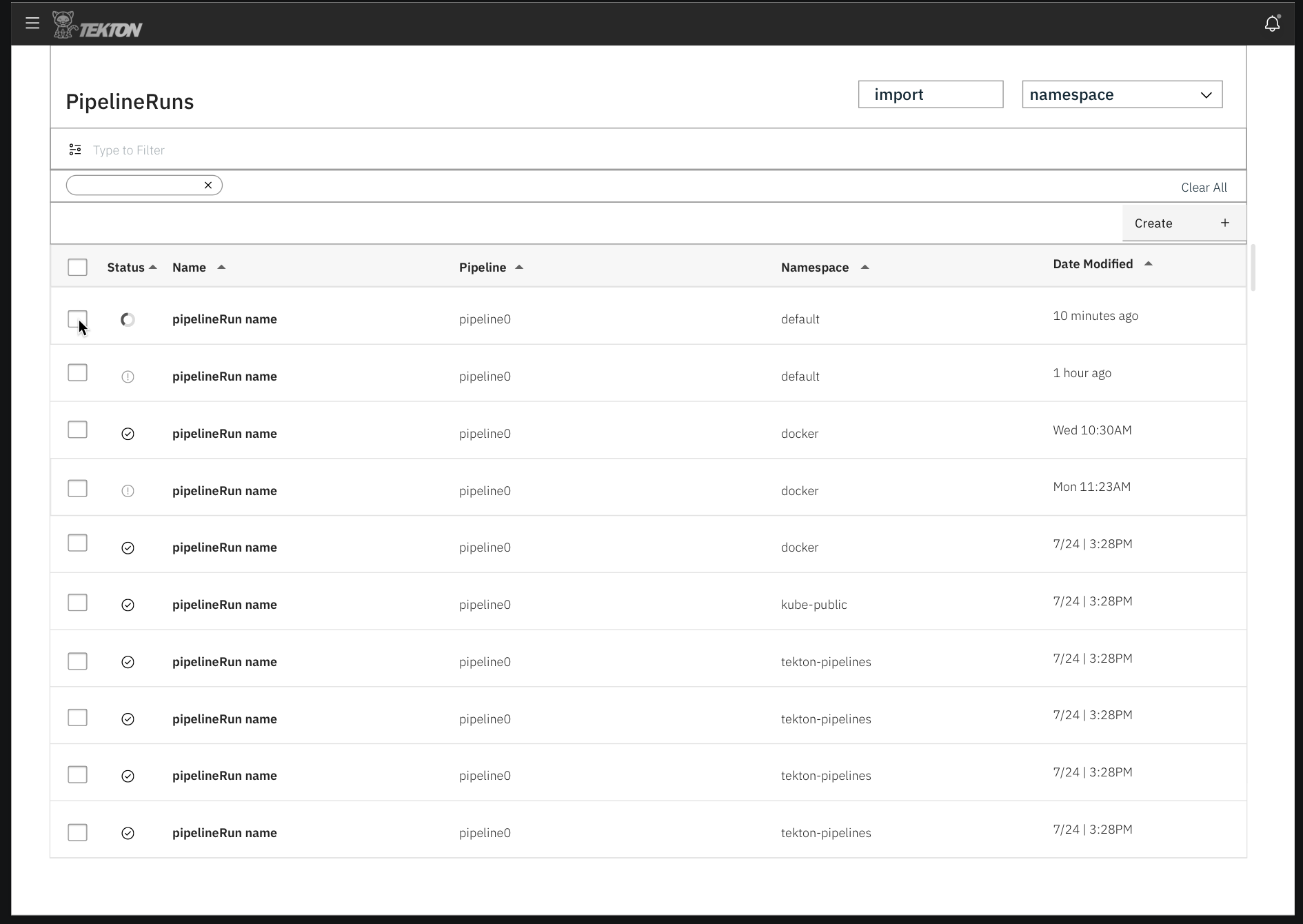 Update flow for Pipelines and Tasks · Issue #984 · tektoncd/dashboard · GitHub