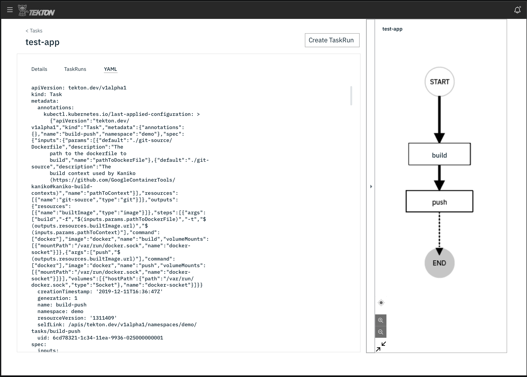 Update flow for Pipelines and Tasks · Issue #984 · tektoncd/dashboard · GitHub