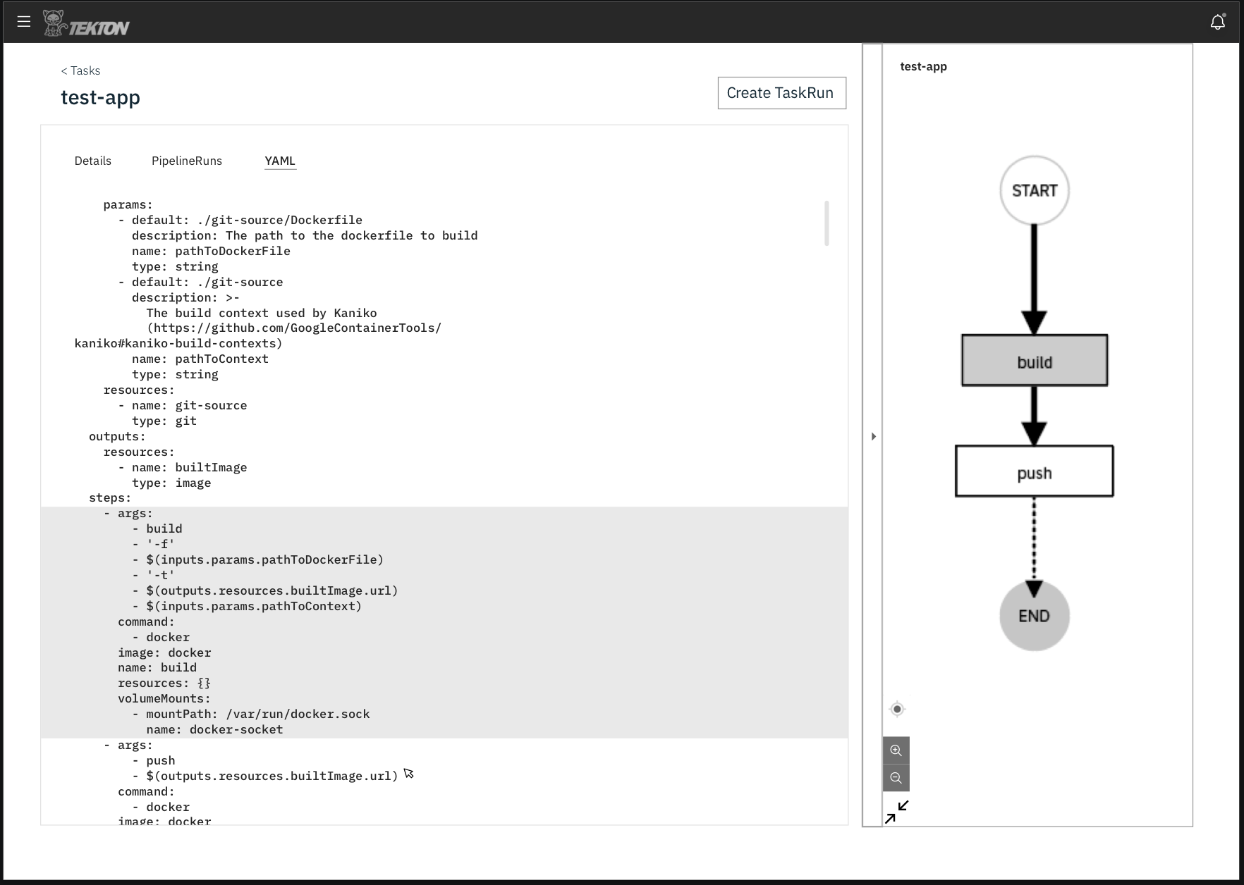 Update flow for Pipelines and Tasks · Issue #984 · tektoncd/dashboard · GitHub